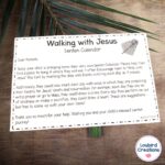 Free Lent Calendar for Kids - Loubird Creations