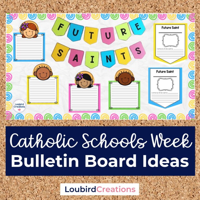 Catholic Schools Week Bulletin Board Ideas - Loubird Creations